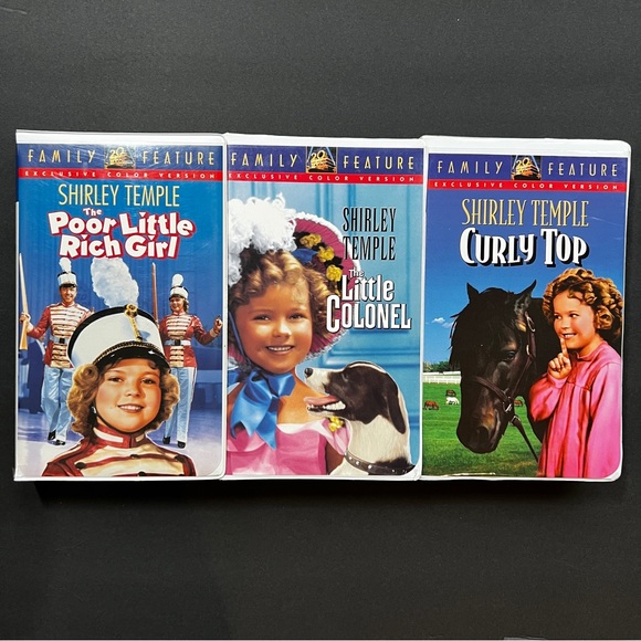 20th Century Studios | Media | Bundle3 Shirley Temple Vhs 2th Century ...